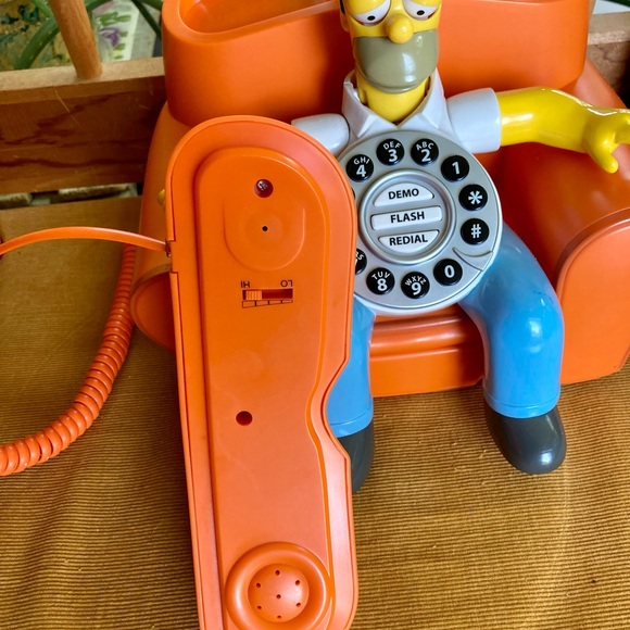 Simpsons | Other | Vintage 204 Homer Simpson Animated Talking Telephone ...